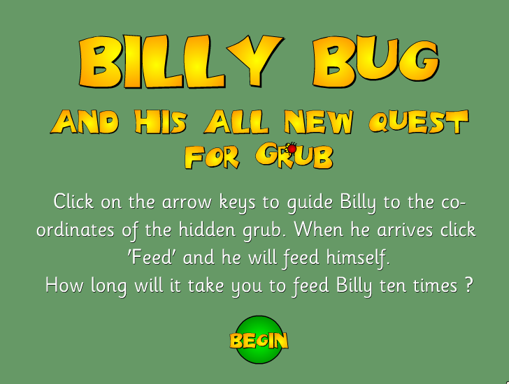 Billy Bug: Coordinate Graphing Game – Beyond Traditional Math